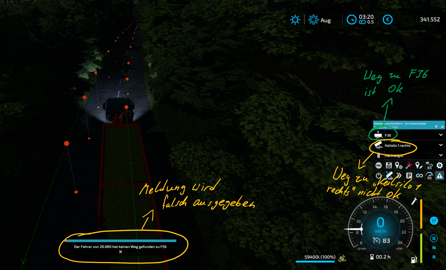Fehlermeldung falsche Ausgabe / Errormessage wrong output · Issue #276 · Stephan-S/FS22 ...