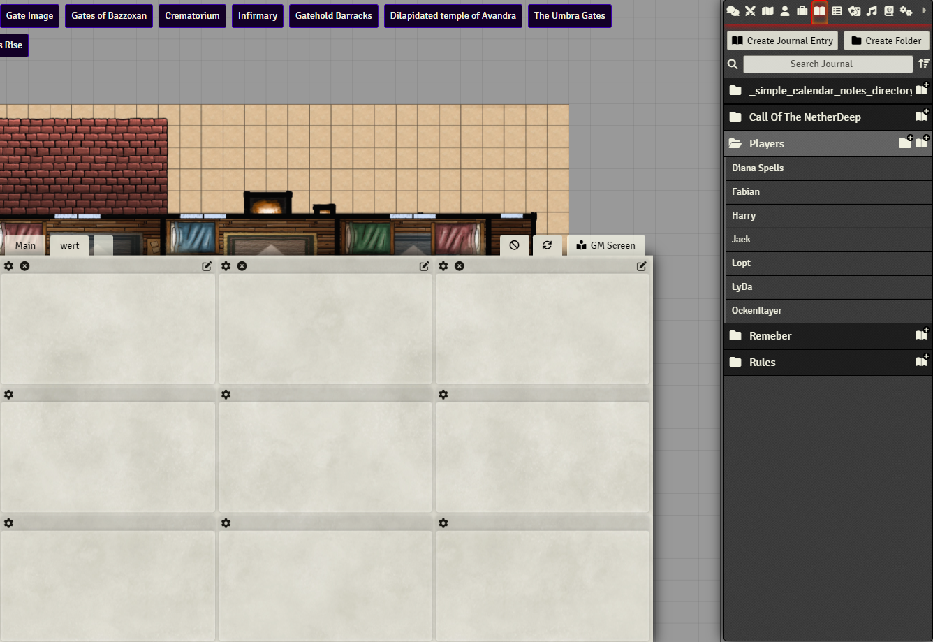 GM Screen showing blank when dragging journal entries · Issue #151 ...
