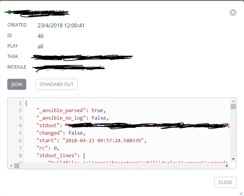 Returned JSON is empty when standard output is large · Issue #1789 · ansible/awx · GitHub
