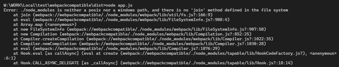 Cant Build Webpack If Code Uses It As Its Dependency · Issue 13617 · Webpackwebpack · Github