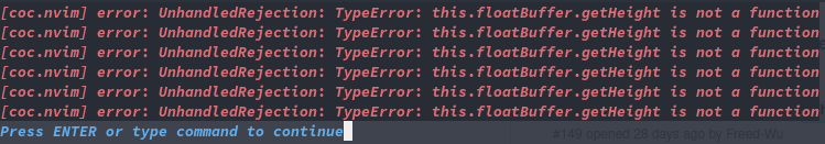 this.floatBuffer.getHeight is not a function · Issue #169 · weirongxu/coc-explorer · GitHub