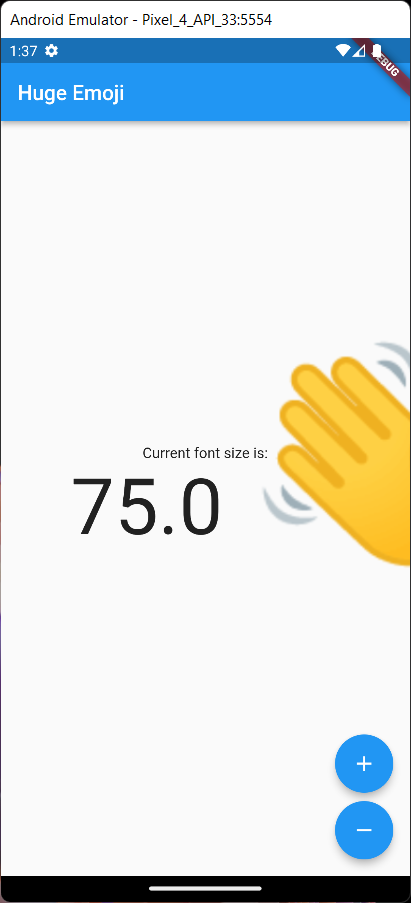 Emoji gets huge after font size threshold · Issue #110726 · flutter/flutter · GitHub