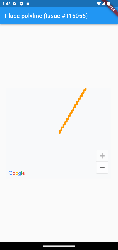 [google_maps_flutter][android] Small polyline/polygon is jaggy (LatLng ...