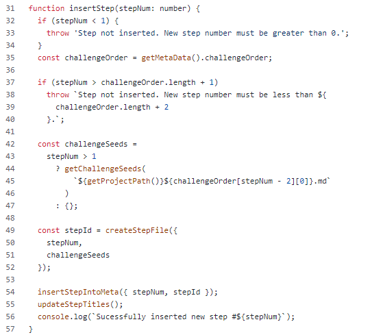 challenge-editor step tools off by one error · Issue #47328 ...
