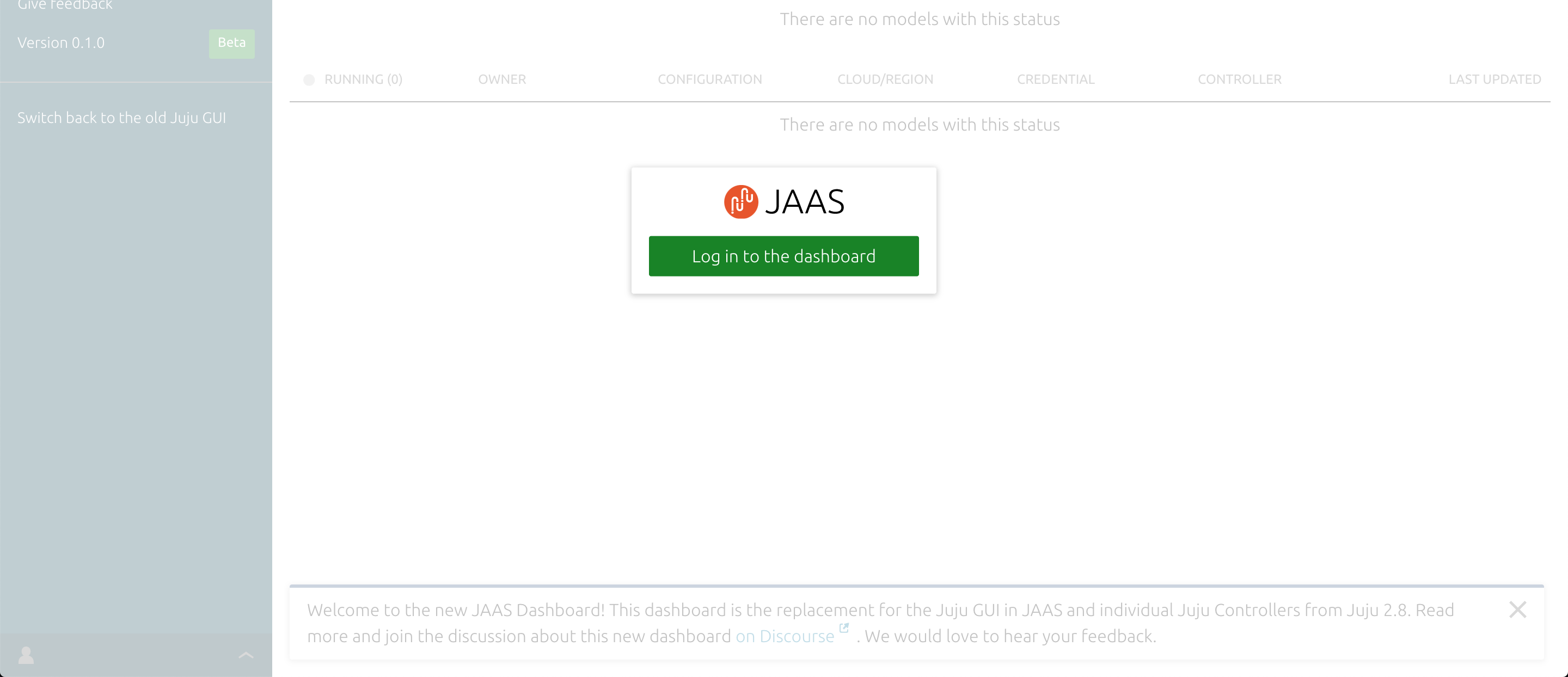 Release notification appears before user has logged in · Issue #498 · canonical/juju-dashboard ...