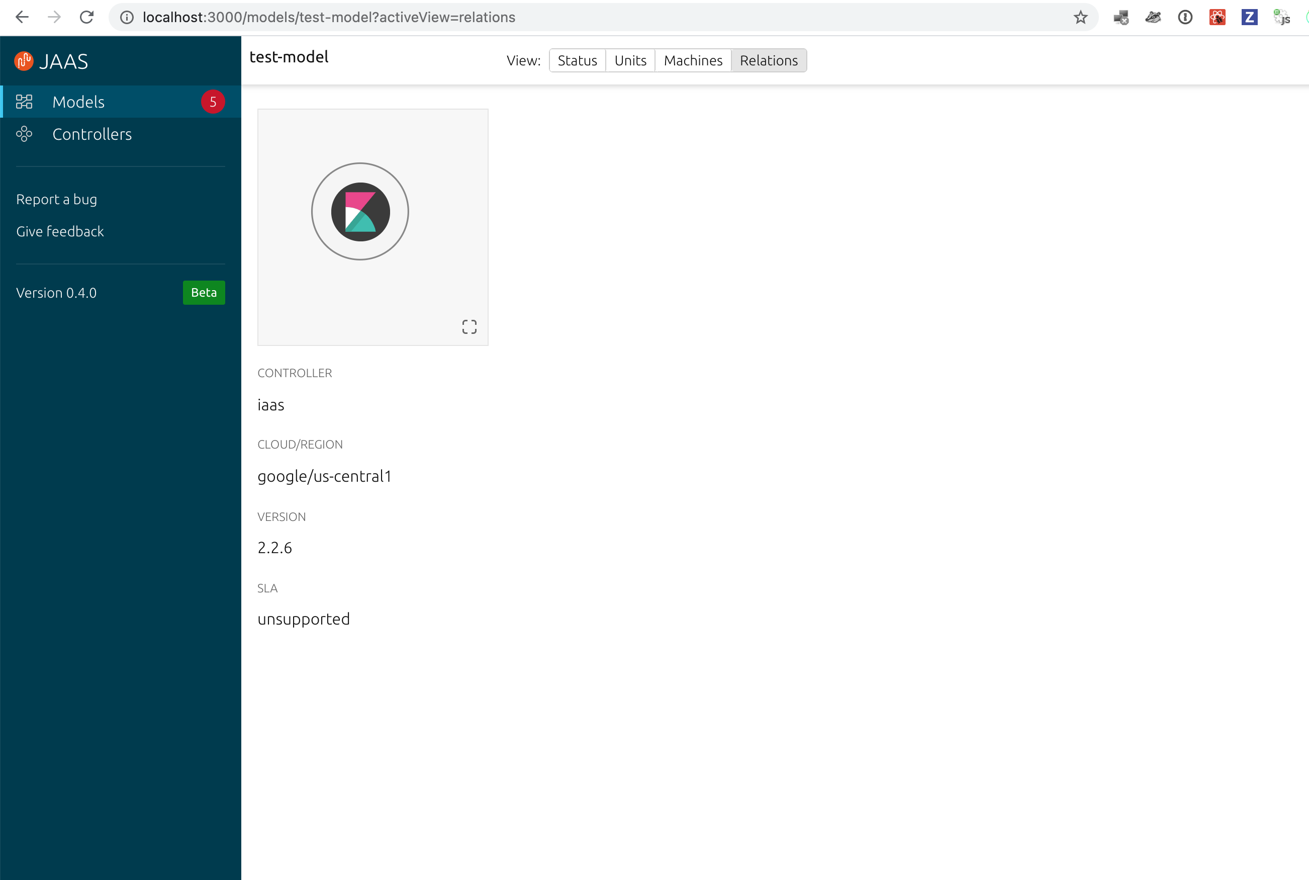 If a model has no relations, a white screen of death is shown · Issue #750 · canonical/juju ...