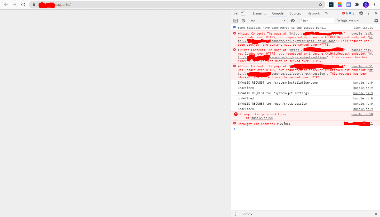 OpenSupports webpage is in blank (only in normal link) · Issue #933 · opensupports/opensupports ...