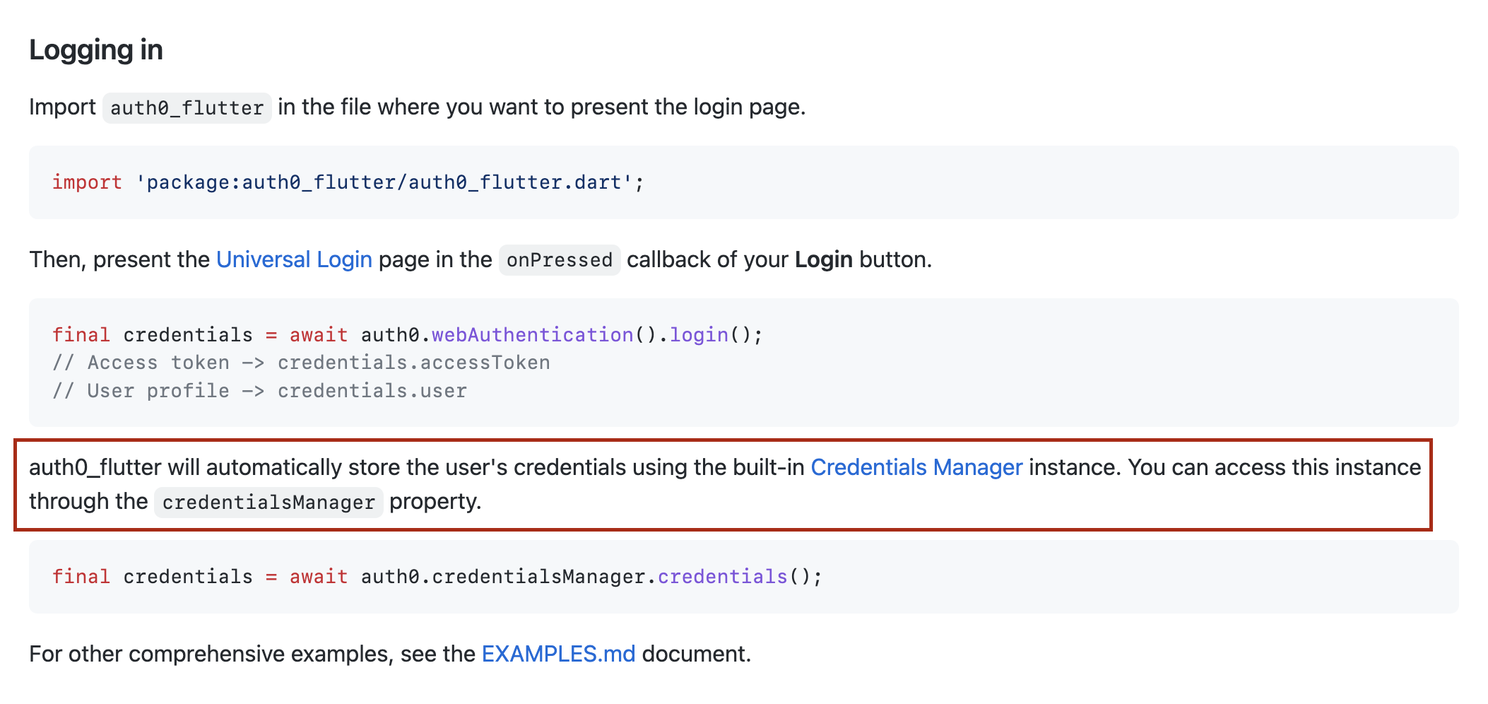 Access Token · Issue 185 · Auth0 Auth0 Flutter · Github