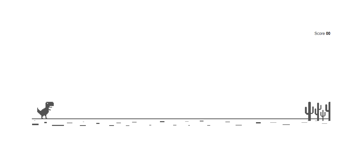 GitHub - pedrofrncasan/chromeDinoGame: Famoso jogo do Dinossauro do ...