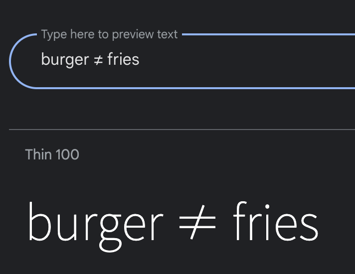 Noto Sans renders "not equal to" glyph (≠) incorrectly · Issue #449 · notofonts/latin-greek ...