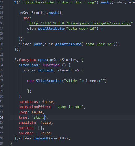 Manipulating JSON data before fancybox loaded · Issue #2568 · fancyapps/fancybox · GitHub