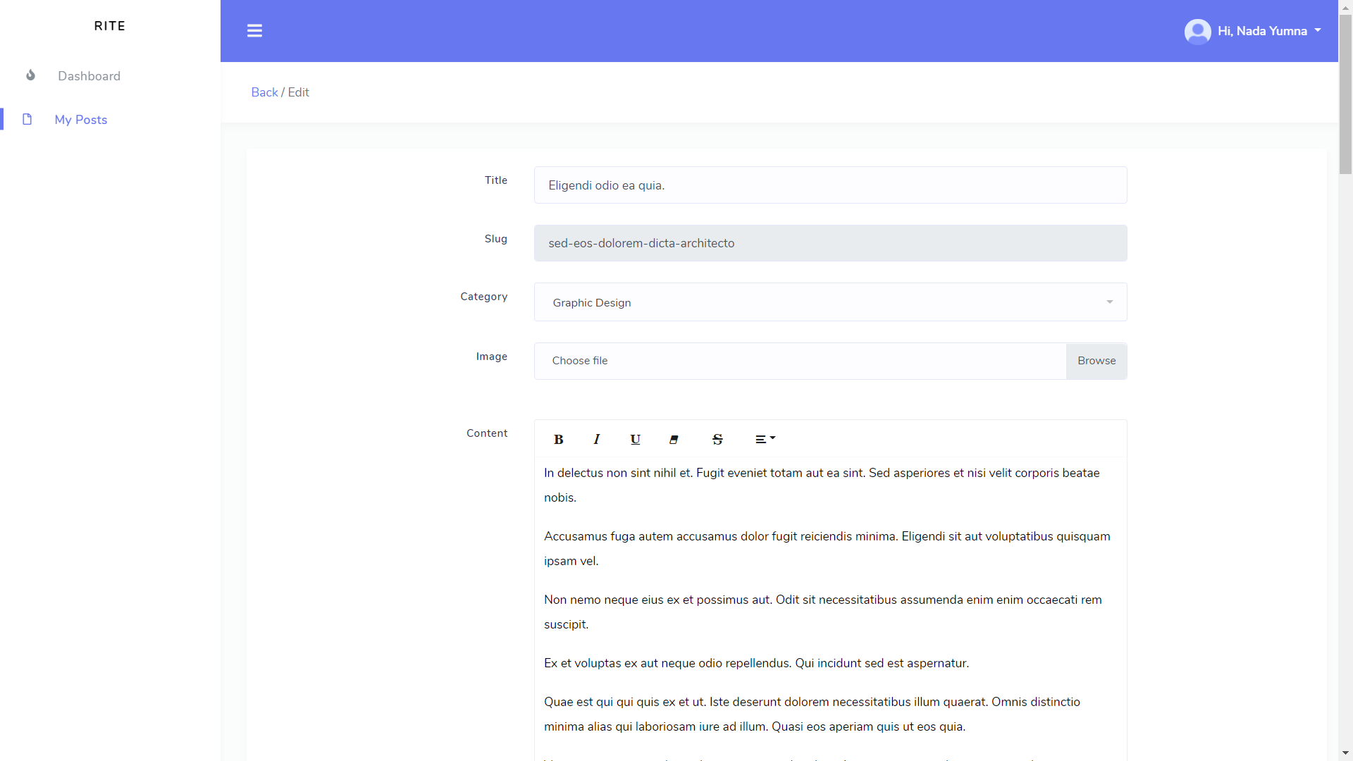 GitHub - justnada/rite: Rite is a blog website builds with laravel 8