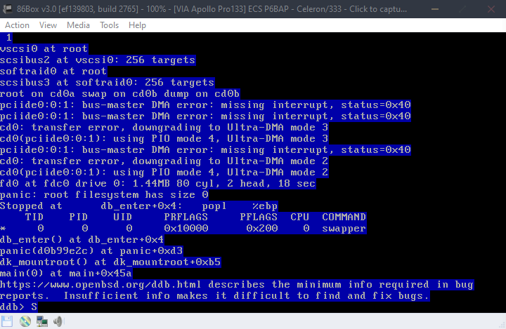 Openbsd 68 · Issue 1135 · 86box86box · Github 