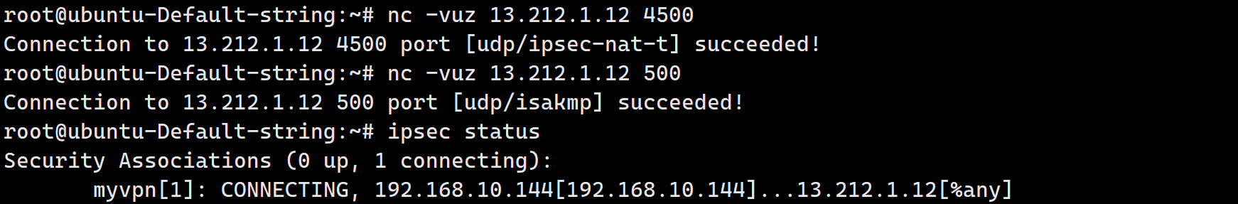 我确认我的IP没有被GW，但是就无法进行VPN链接 · Issue #1429 · hwdsl2/setup-ipsec-vpn · GitHub