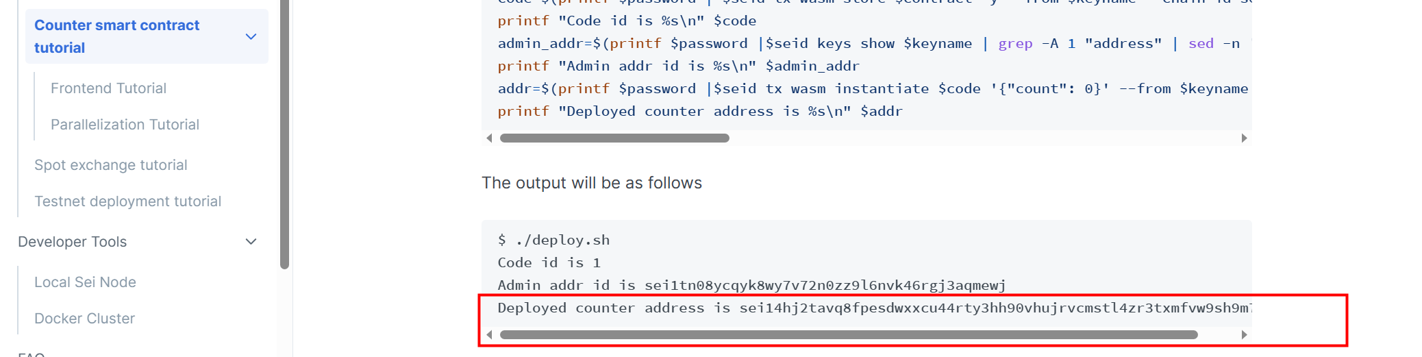 Particle smart contract problem in the example · Issue #988 · sei-protocol/sei-chain · GitHub