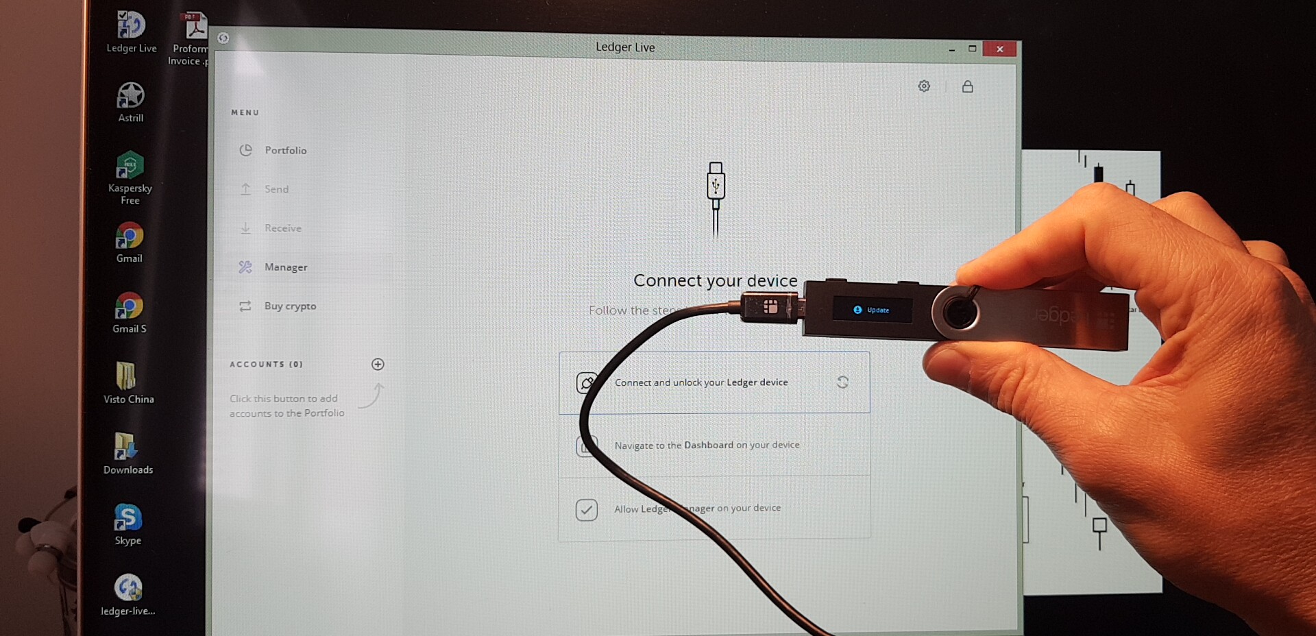 Update ledger nano s does not work after downgrade ledger live to 1.7, stuck on update screen ...