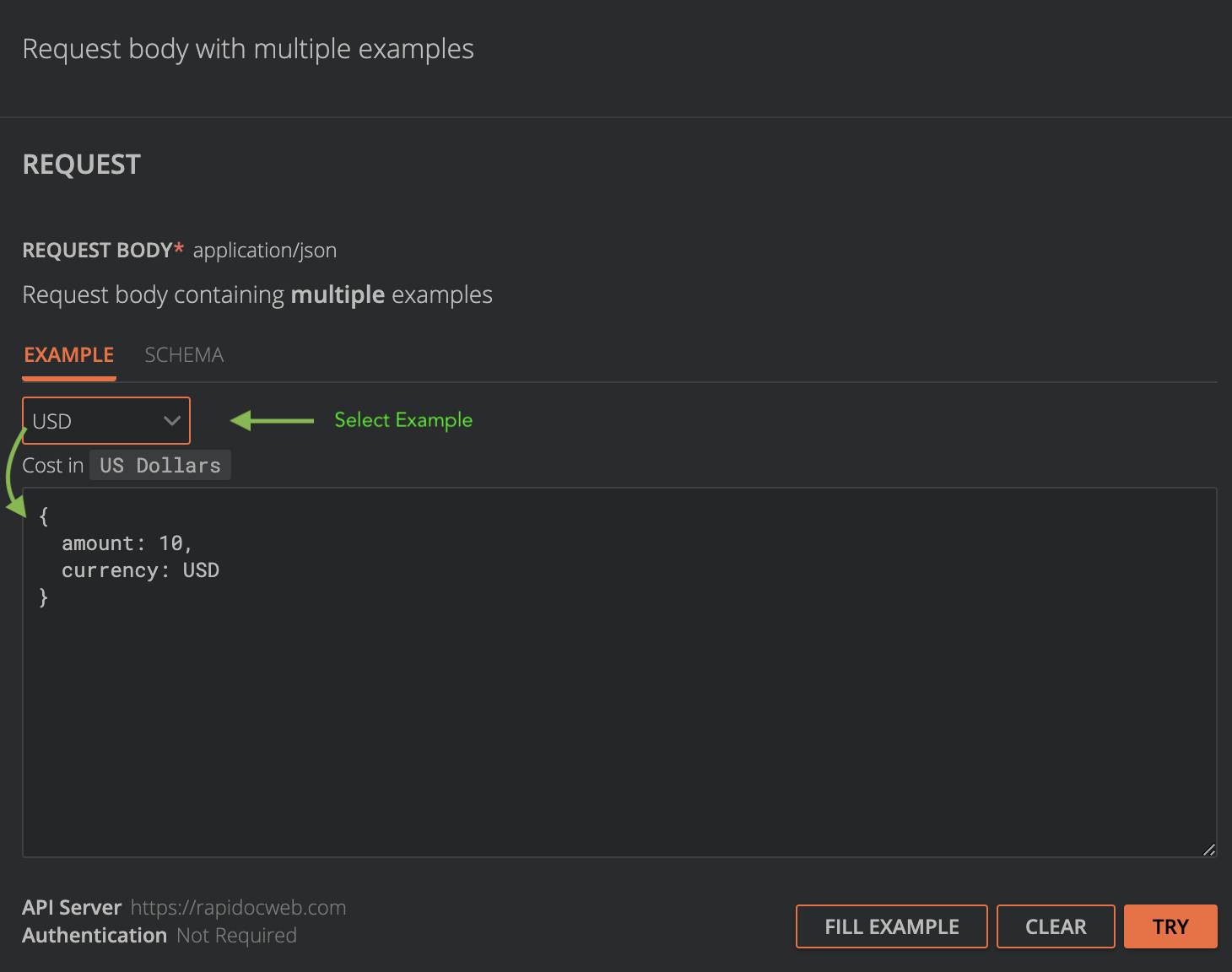 Possible To Pass Requet Payload Throught Text Box · Issue 818 · Rapi Docrapidoc · Github