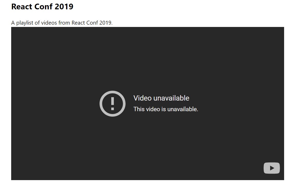 Docs: fix broken links to React Conf videos · Issue #3627 · reactjs/react.dev · GitHub