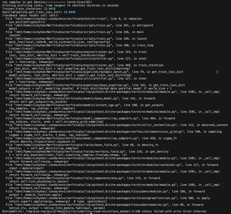 Using different near-plane for Instant-ngp caused tensor size [0,3] · Issue #2243 · nerfstudio ...