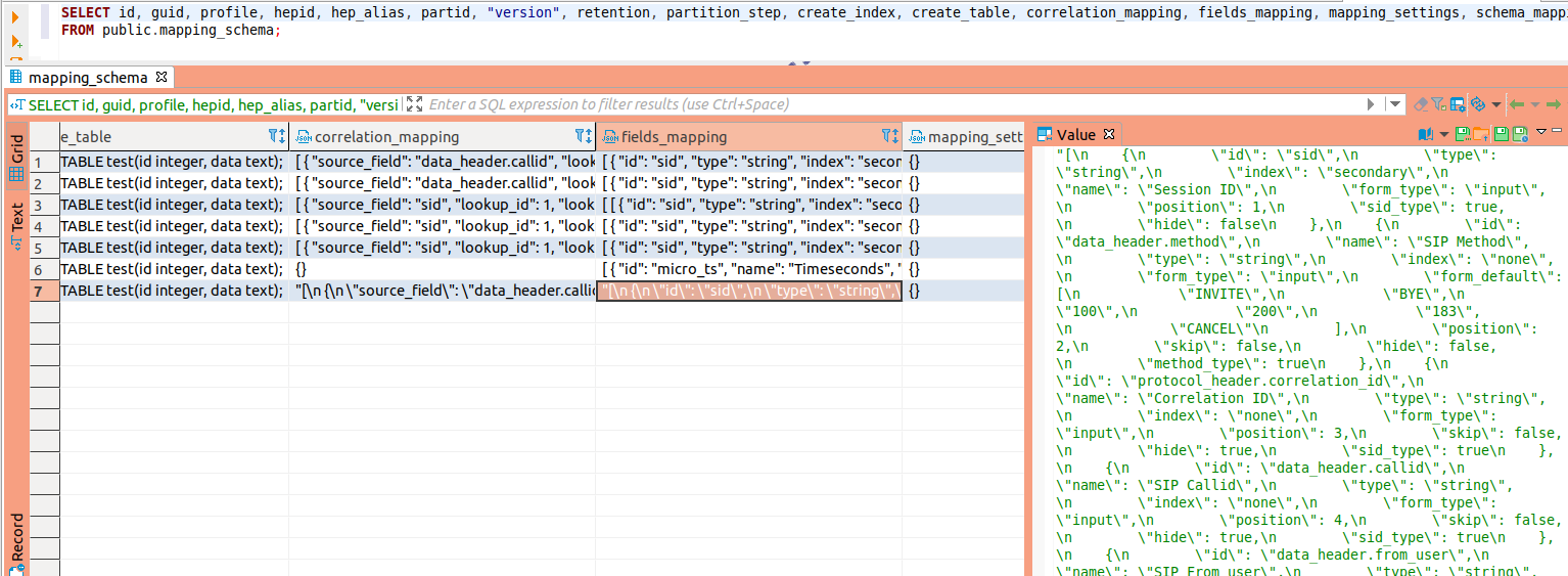Editing mapping schema via GUI · Issue #236 · sipcapture/homer-app · GitHub