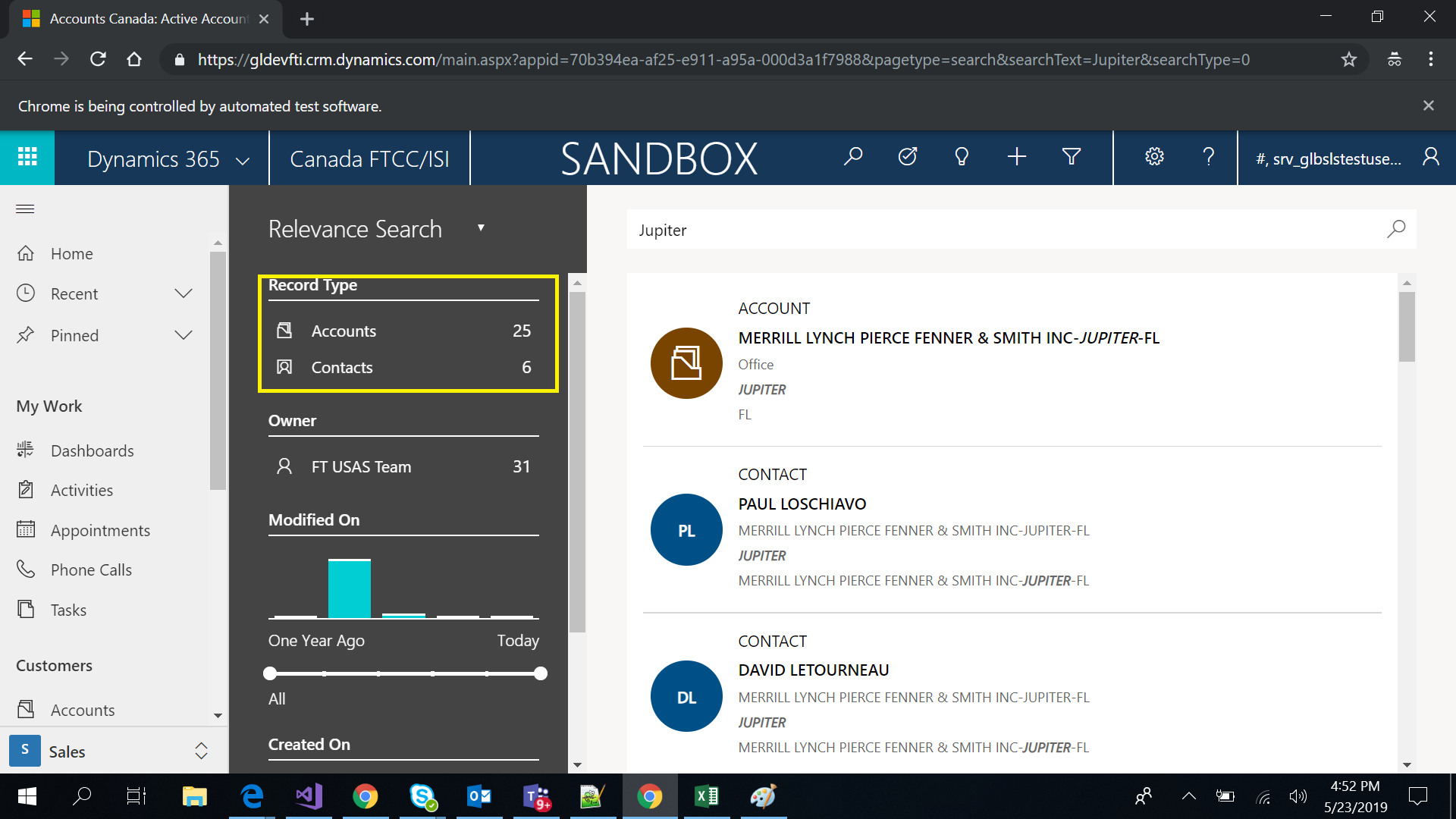 V9.1 XrmApp.GlobalSearch.FilterWith Method is not functioning as intended · Issue #505 ...