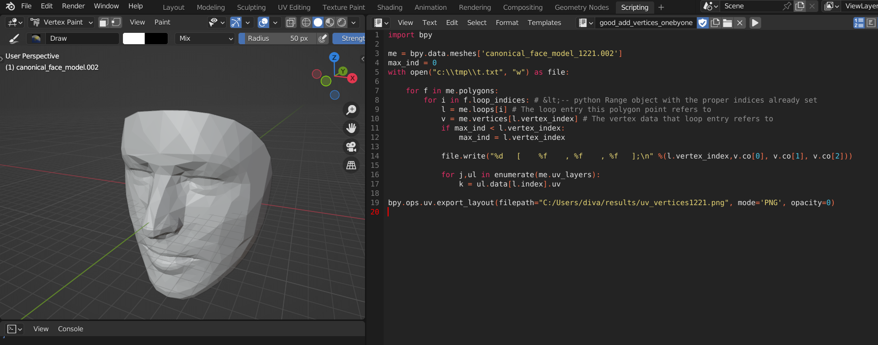 Canonical Face Model · Issue #3790 · google-ai-edge/mediapipe · GitHub