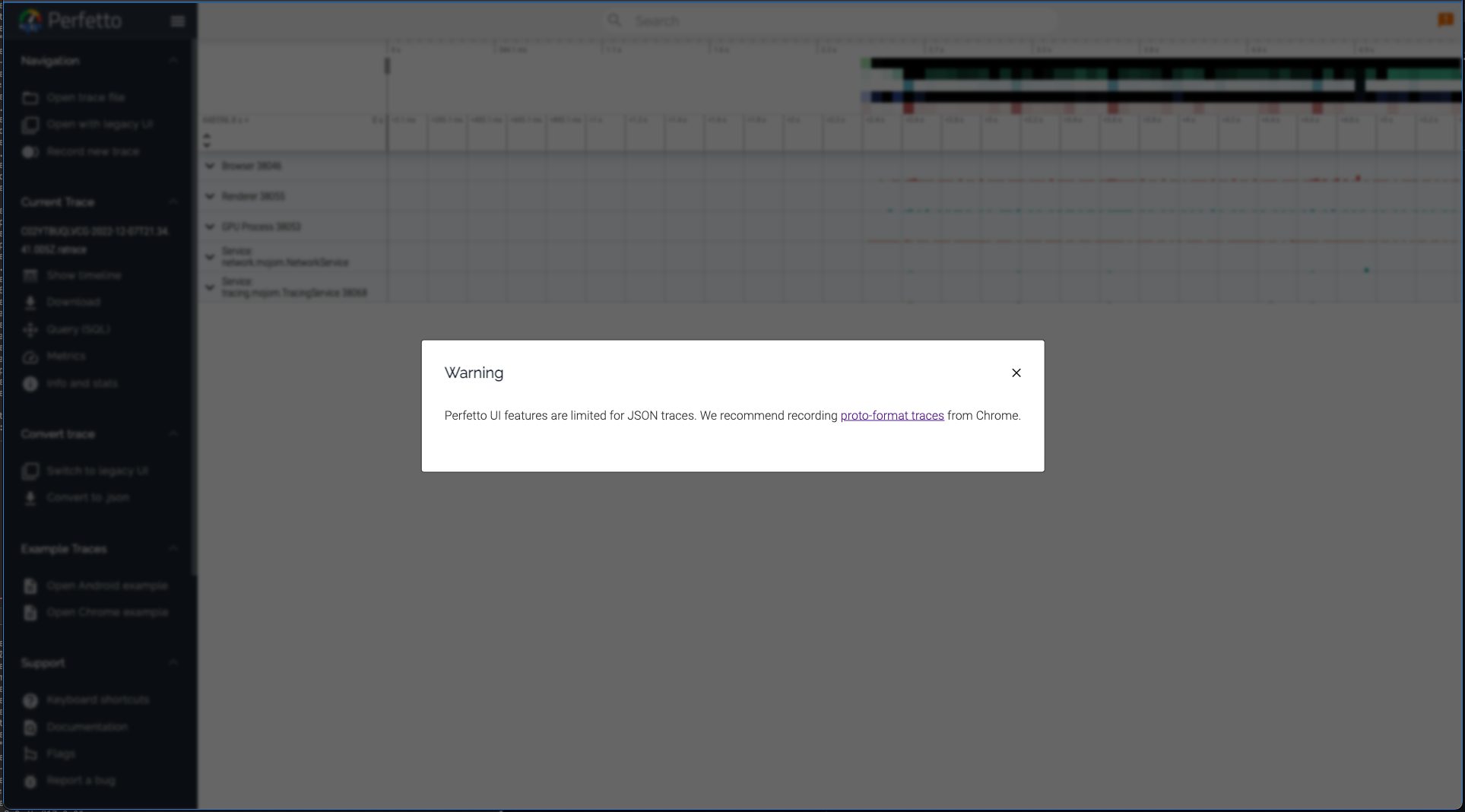 Enable proto-format traces · Issue #36604 · electron/electron · GitHub