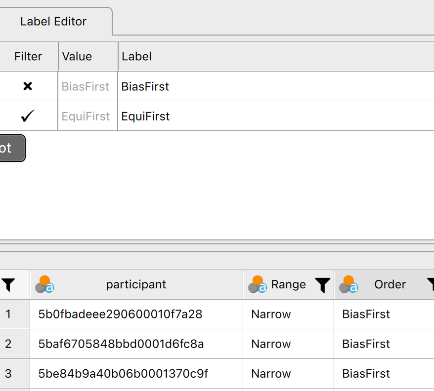 Bug Label Filter Not Being Applied Even Though Registering As Ticked · Issue 2301 · Jasp 6514