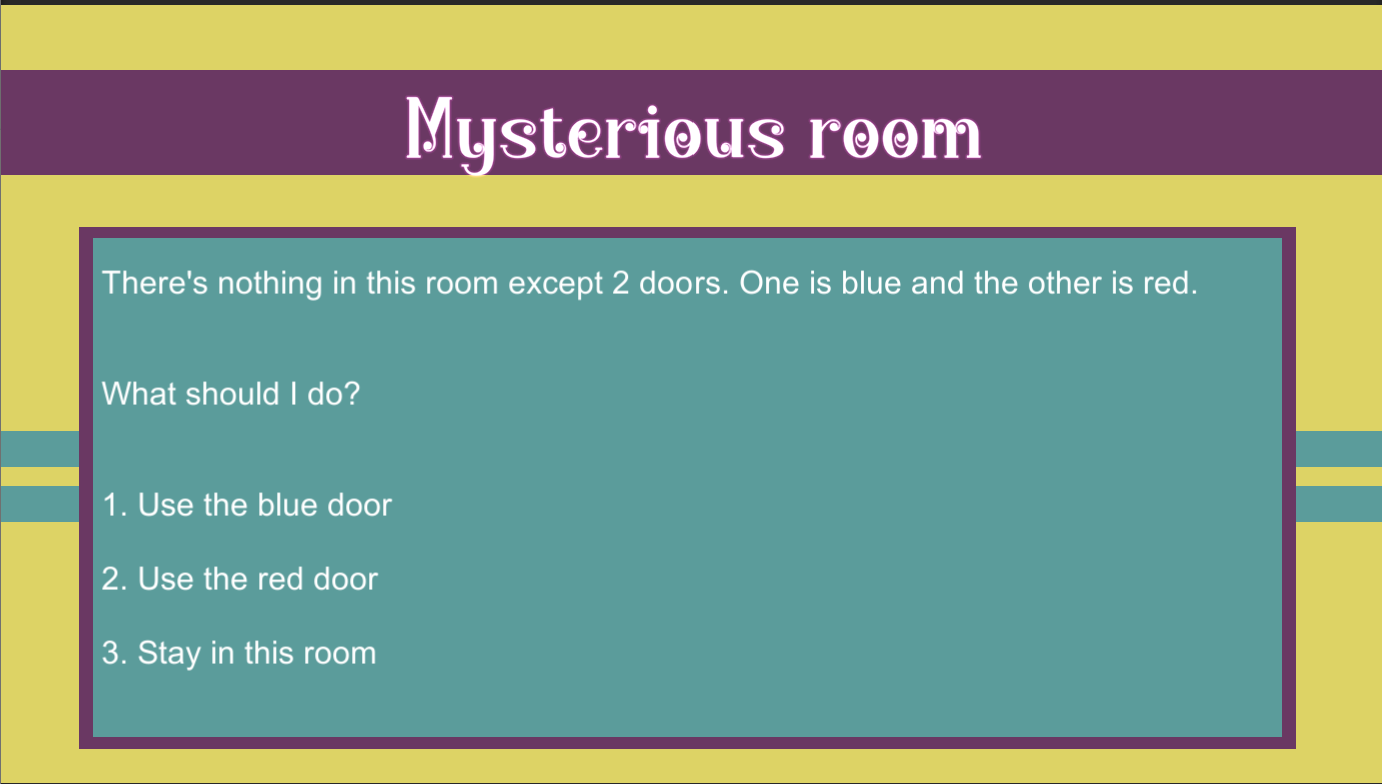 GitHub - annanevidoma/Mystery-room