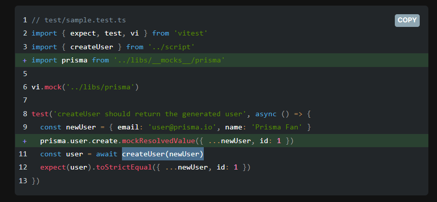 Mocking Prisma Guide(Client): Script `prisma` import · prisma prisma · Discussion #18882 · GitHub