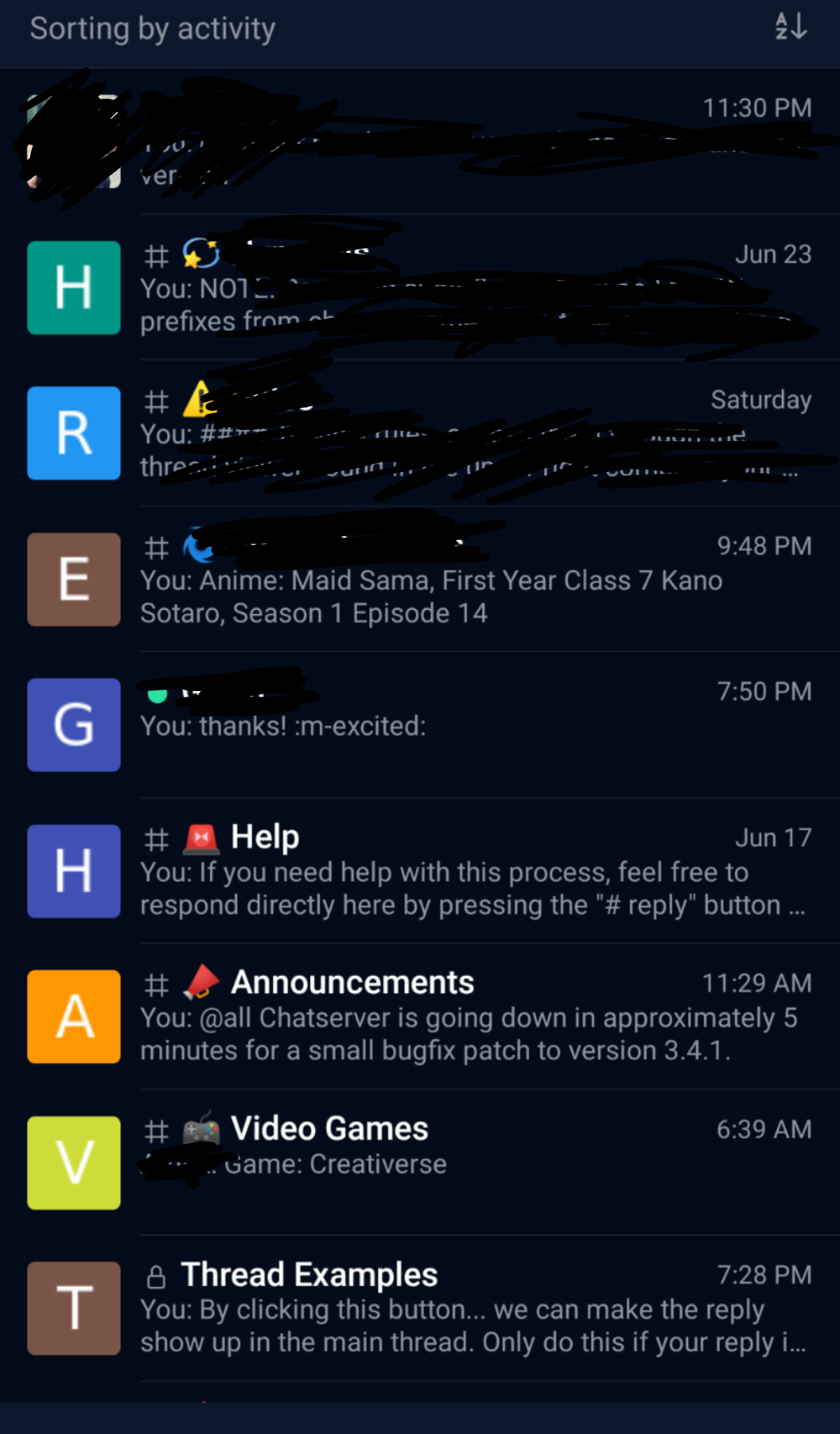 [BUG] Sort by activity does not sort by recent posts, instead sorts seemingly arbitrarily ...