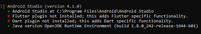 Android Studio Flutter Flutter Doctor Doesn39t Recognize Android