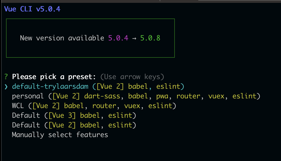 Vue create CLI cut off by command bar · Issue #2996 · warpdotdev/Warp · GitHub