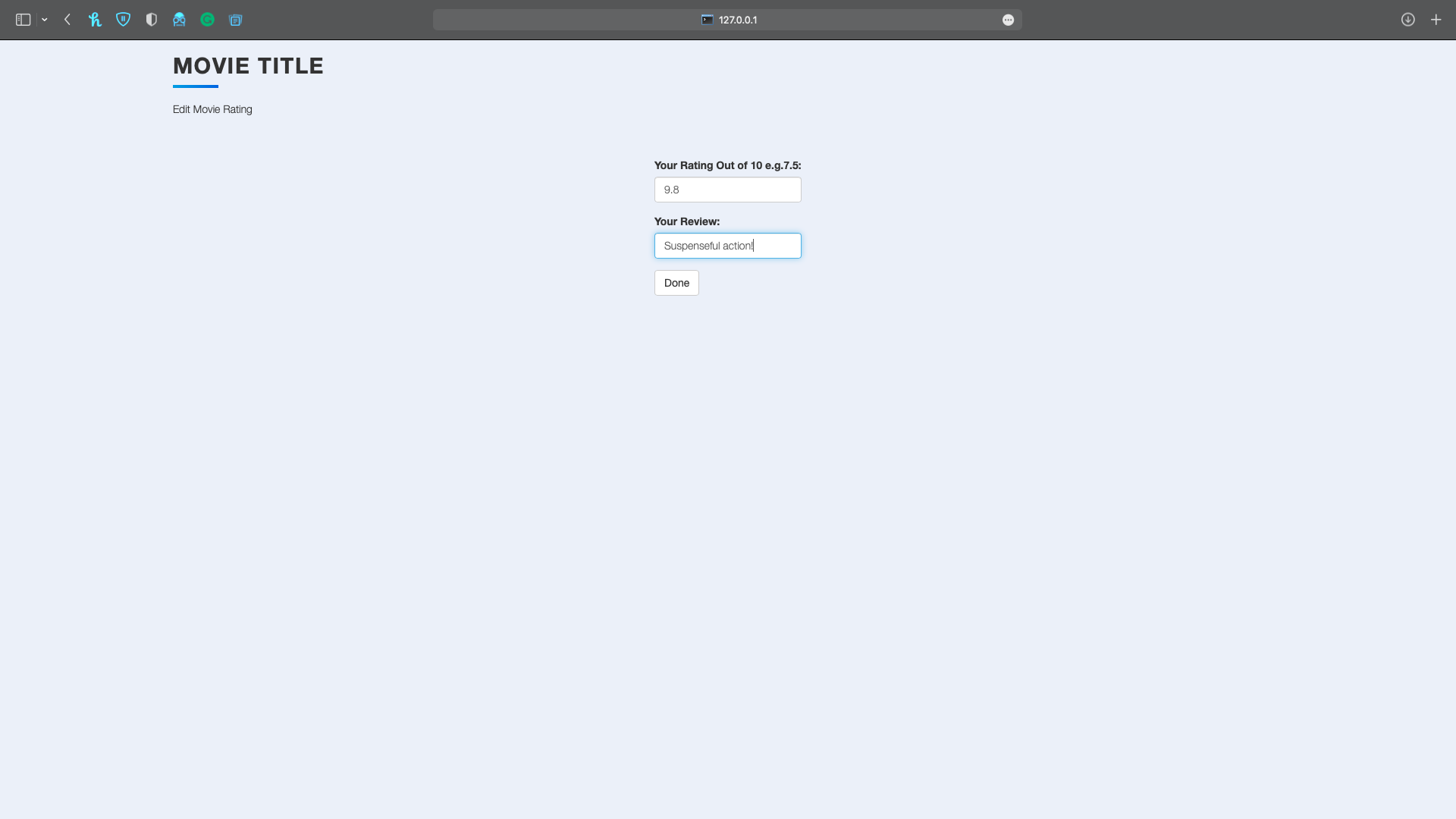 GitHub - Dillon1john/Movie-Database-Web-Service: Web service that lets users enter names of ...