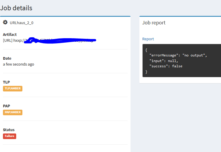 Cortex Analyzers No Output Error · Issue 211 · Thehive Projectcortex · Github
