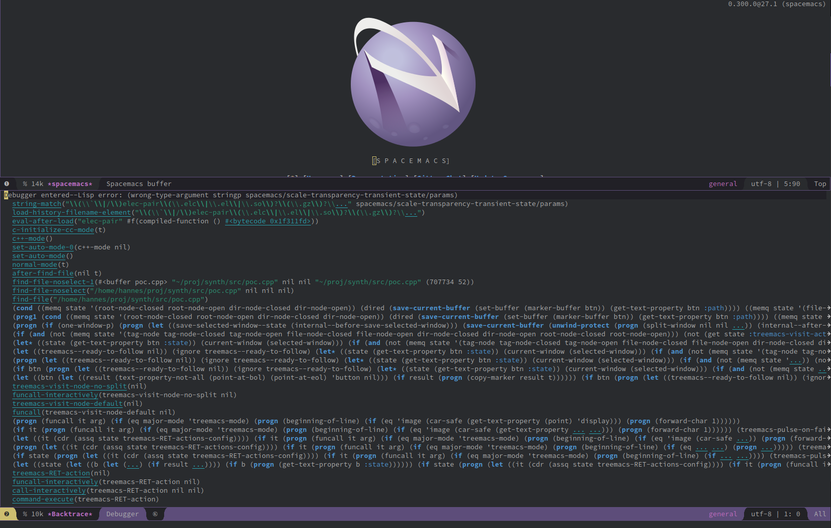 File Mode Specification Error · Issue 13865 · Syl20bnrspacemacs · Github 