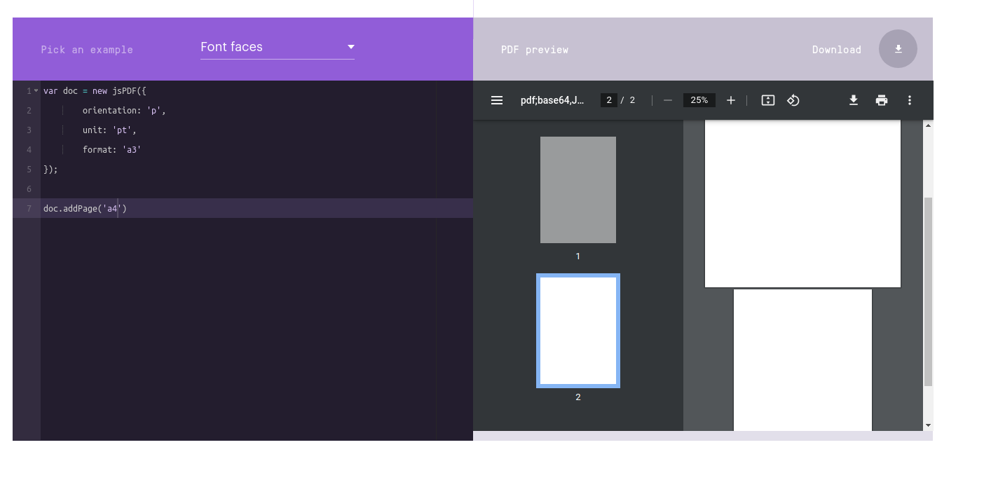 Why is the generated PDF still A4 · Issue #3309 · parallax/jsPDF · GitHub