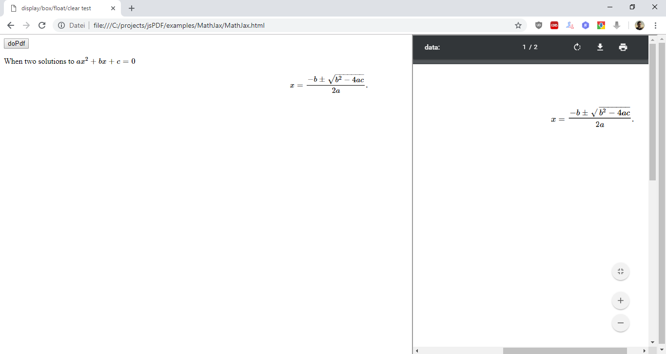 MathJax + jsPDF · Issue #953 · parallax/jsPDF · GitHub