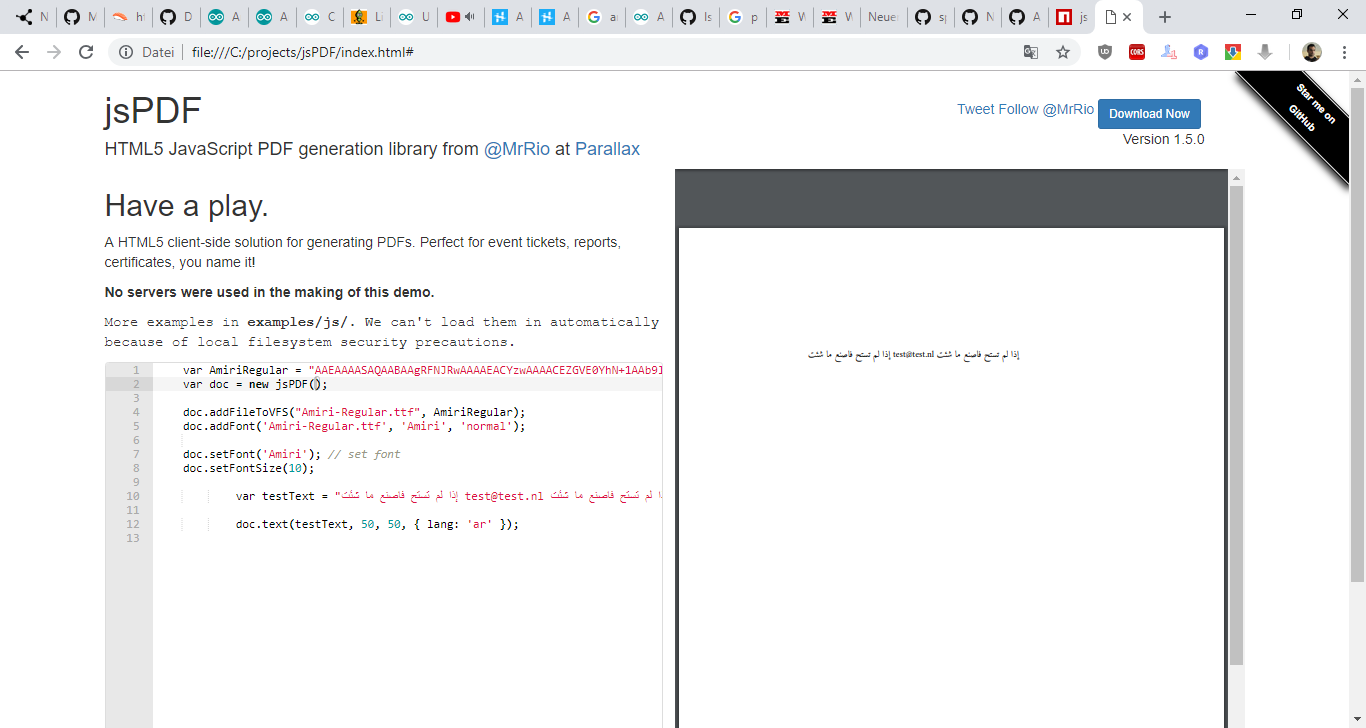 Arabic support also reverses embedded non-Arabic text like an email ...