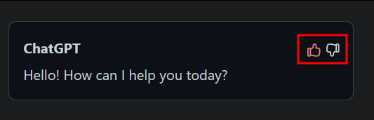 Show helper text when hovering over thumbs-up and down icons · Issue ...