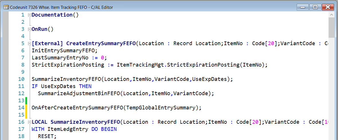 [Event Request] Codeunit 7326 "Whse. Item Tracking FEFO" OnAfterCreateEntrySummaryFEFO · Issue ...