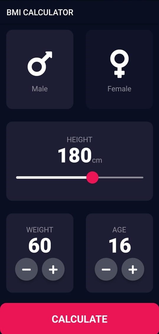 GitHub - Mohamed810/BMI-Calculator: Flutter App