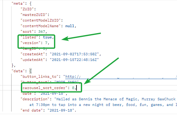 Sort Order Field Does Not Update Content When Toggling Through Previous Versions · Issue 898