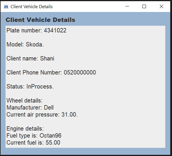 GitHub - shanielk9/Garage-Management-System-master: Desktop Application ...