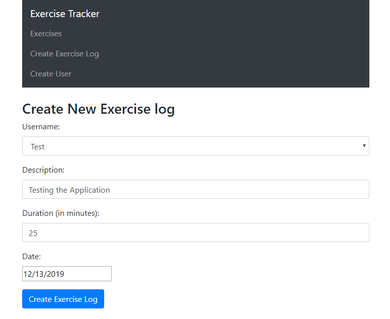 GitHub - joshua-montanari/ExerciseTrackerApplication: Exercise Tracker ...
