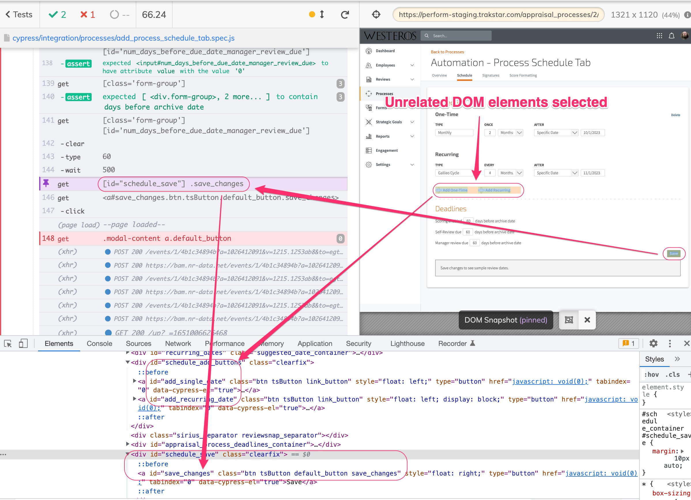V960 Selecting Multiple Dom Elements When A Single Unique One Is Defined · Issue 21214 