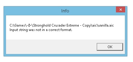Having errors while editing the AIC · Issue #456 · UnofficialCrusaderPatch ...