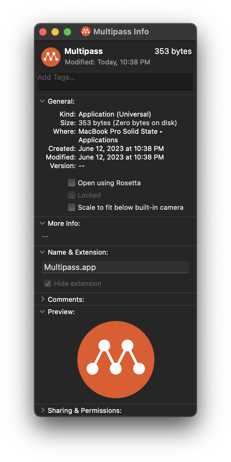Add Version Number to macOS Application Bundle · Issue #3122 · canonical/multipass · GitHub