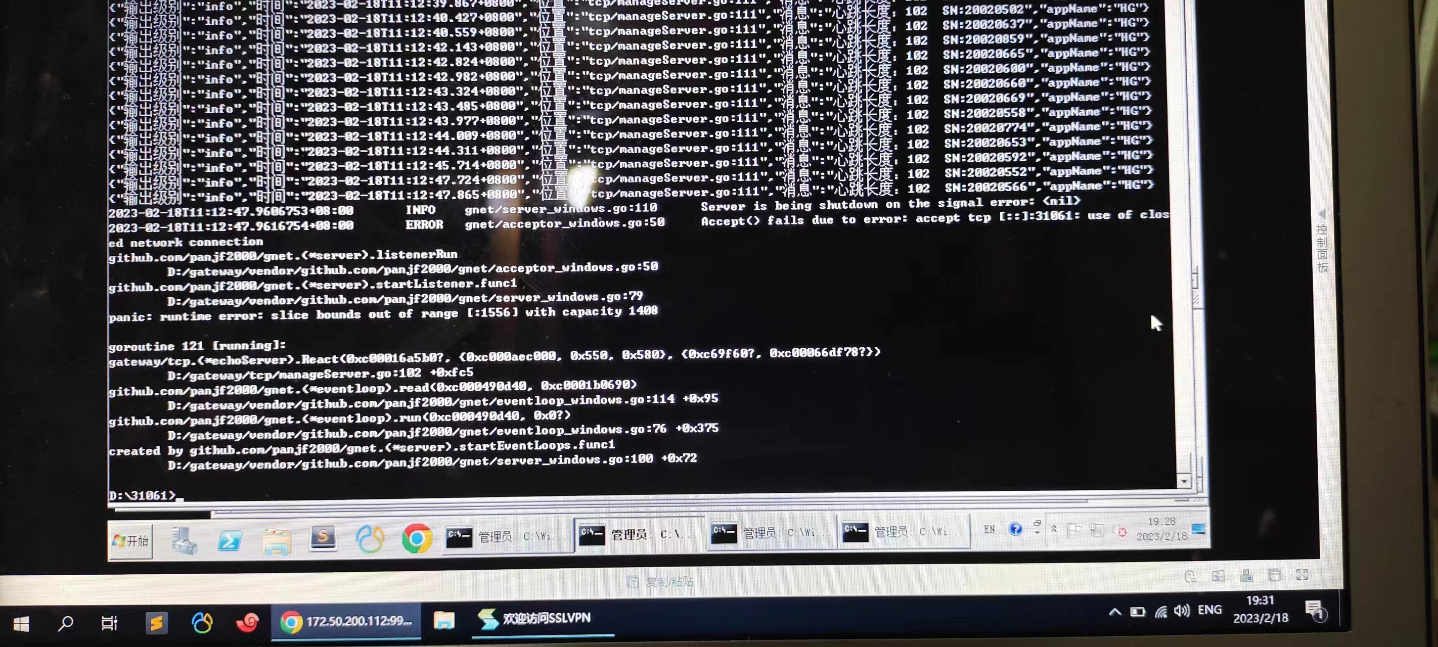 [Bug]: 接收数据时下标越界 · Issue #439 · panjf2000/gnet · GitHub