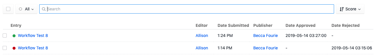 Rejected Entries Still show when approved · Issue #64 · verbb/workflow · GitHub